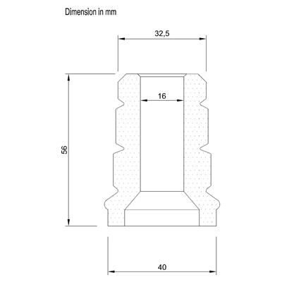 Bottom out bumper 16 Med - SHOCK MAINTENANCE - Lainer Surpension